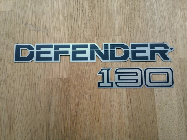 LAND ROVER DEFENDER 130 Rear Corner 3D Etched metal Badge BTR2981 £24. ...