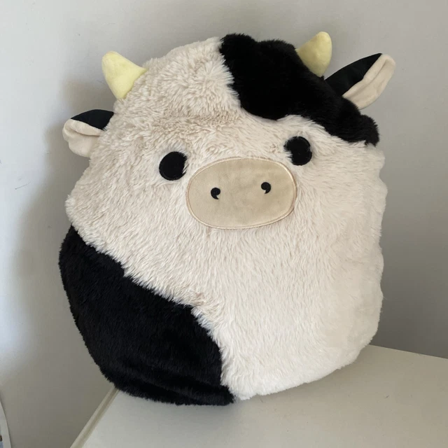 SQUISHMALLOW CONNOR THE Cow Fuzzy Fuzzamallow Fuzz A Mallow Soft Toy 16 ...