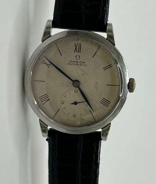 VINTAGE OMEGA AUTOMATIC Bumper Movement Circa 1944 Wrist Watch ...
