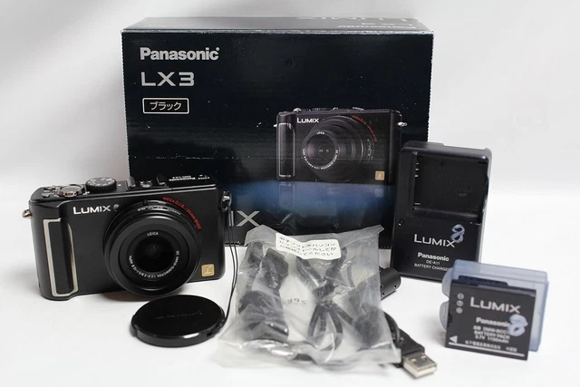 PANASONIC APPAREIL PHOTO Numérique Lumix Lx3 Noir Dmc-Lx3-K EUR 430,56 ...
