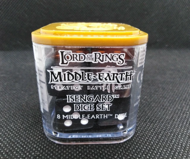 ISENGARD DICE SET Middle Earth SBG Lord of the Rings LoTR Games ...