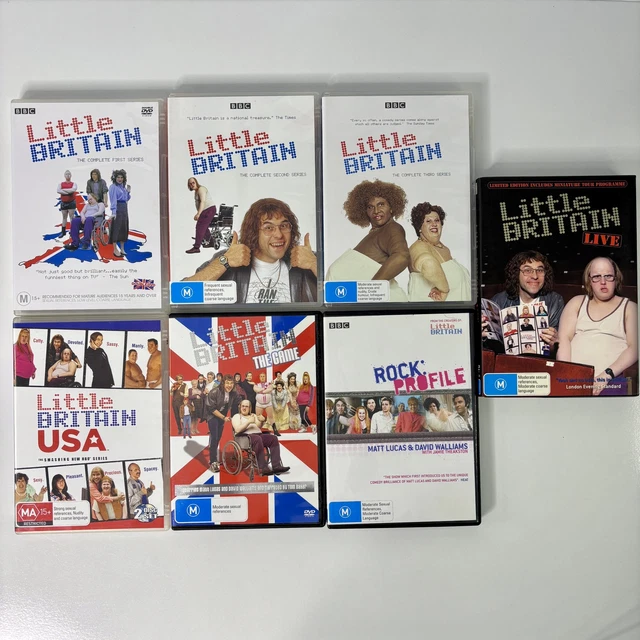 LITTLE BRITAIN SERIES Season 1-3 Live USA The Game Rock Profile R4 PAL ...