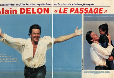 COUPURE DE PRESSE Clipping 1986 Alain Delon Film le Passage (6 pages) EUR 5,00 - PicClick FR