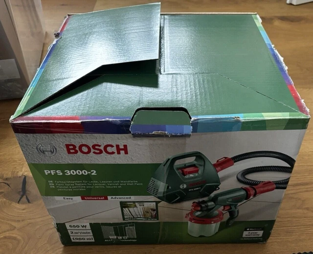 BOSCH PFS 3000-2 Farbsprühsystem, 650 W (0603207100) + 1000ml ...
