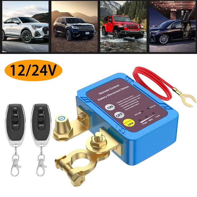 12V 240A KILL Switch Automatic Power Shut Off Switch Remote Battery ...
