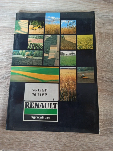 LIVRET D UTILISATION Renault Tracteur 70-12 70-14 EUR 30,00 - PicClick FR