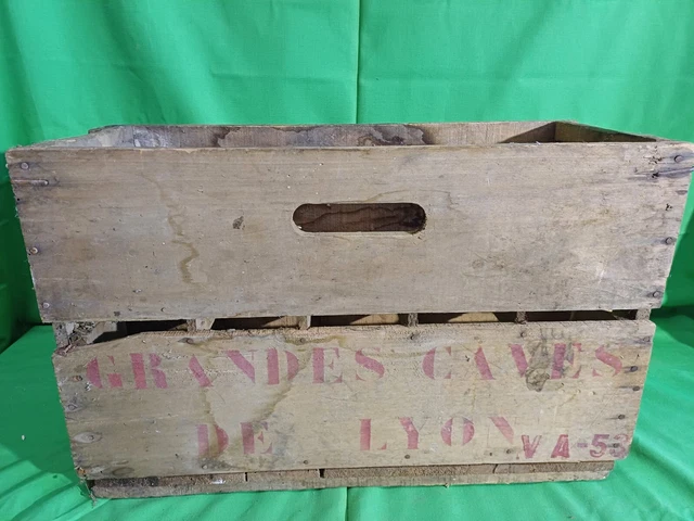 CAISSE A VIN En Bois Grandes Caves De Lyon Rangement 10 Bouteilles ...