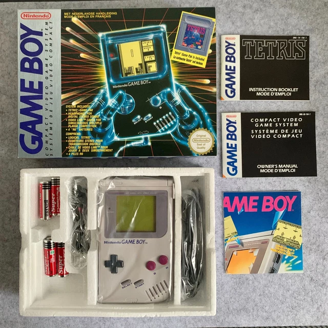 CONSOLE NINTENDO GAME Boy FAT Classic Tetris Pack (Boxed Serial Match ...