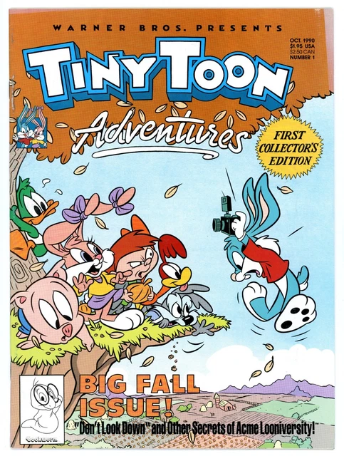 TINY TOON ADVENTURES Magazine #1 1990 DC Comics 1st Addition (VF+/EX ...