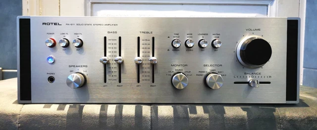 AMPLIFICATEUR INTÉGRÉ ROTEL RA-611 Superbe État ! (Restauré) EUR 240,00 ...
