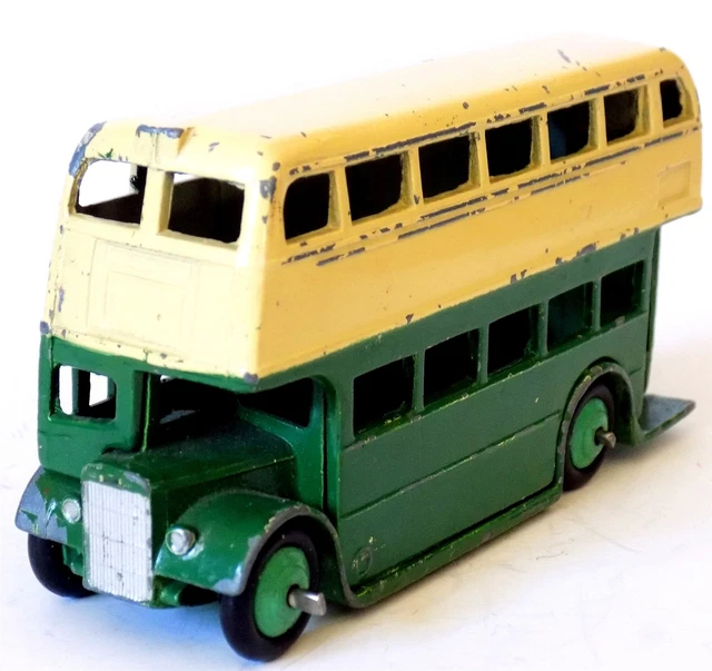 DINKY TOYS NO.29C Double-Decker Bus Leyland Type (Crimped Axles 1948 ...