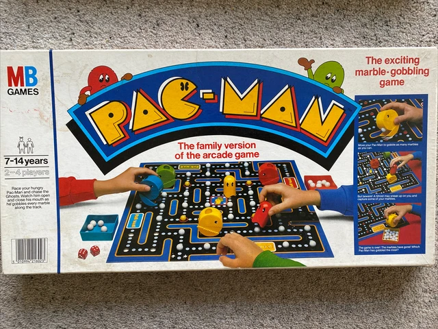 PAC MAN MB Games Board Game Vintage Retro 1982 Pac Man Arcade Game ...