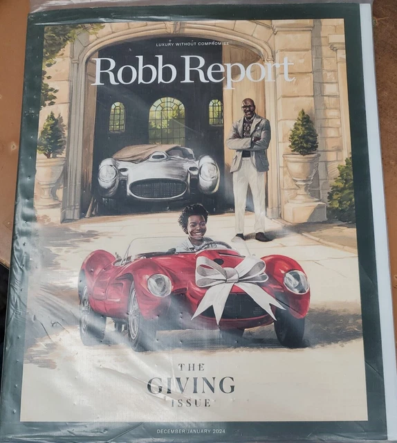 THE GIVING ISSUE Robb Report December 2023 / January 2024 New Sealed ...