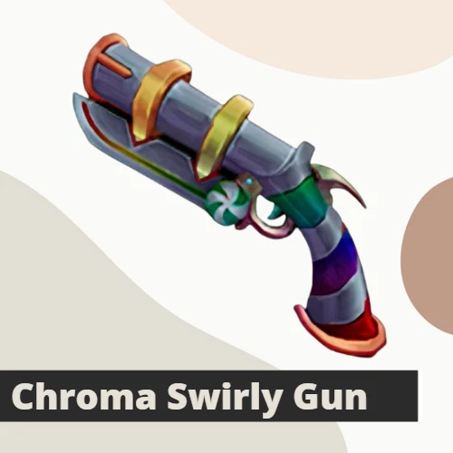 ROBLOX MURDER MYSTERY 2 MM2 Chroma Swirly Gun Goldly Knifes & Guns EUR ...