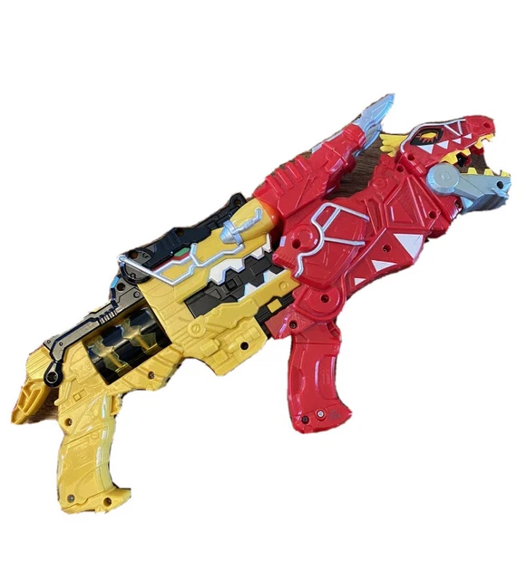 POWER RANGERS: DINO Charge - Yellow Morpher Gun & Red T-Rex Morpher Gun ...
