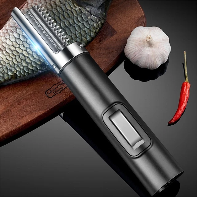 RECHARGEABLE FISH SCALE Remover Cordless Handheld Design Long lasting ...