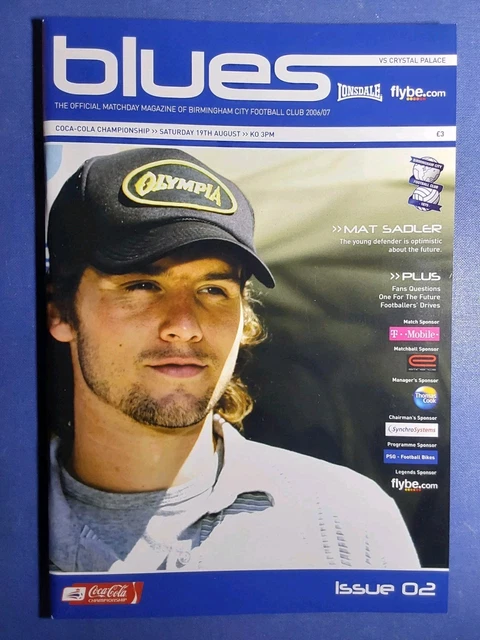 BIRMINGHAM CITY V Crystal Palace 19th August 2006 Excellent £1.17 ...
