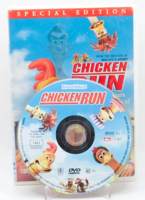 CHICKEN RUN WIDE Screen Special Edition (DVD, 2000) $8.99 - PicClick CA