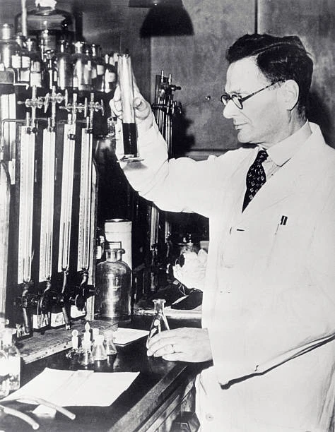 PROFESSOR HANS KREBS in His Laboratory - England Photograph of - 1953 ...