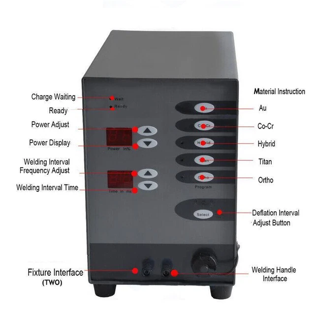220V SPOT WELDER Automatic Pulse Argon Welding Machine F/ Jewelry ...