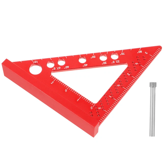 RIGHT ANGLE RULER Fixture Rulers Measurement Triangle Rules £20.69 ...