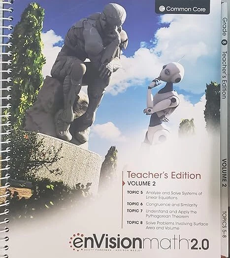 ENVISION MATH 2.0, Teacher's Edition, Grade 8, Volume 2, Topics 5 $97. ...