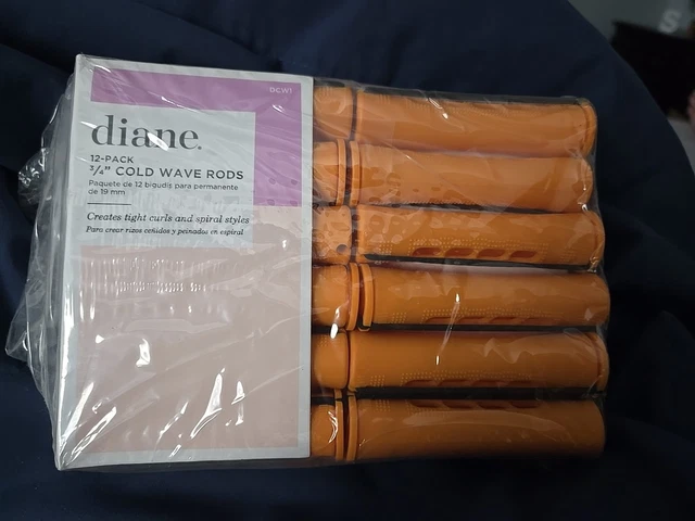 DIANE COLD WAVE Rods, 3/4", 12-Pack X 6. 72 Rods, New And Unopened. $15 ...