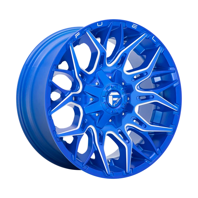 20X9 FUEL D770 Twitch Anodized Blue Milled Wheel 8x180 (1mm) EUR 416,22 ...