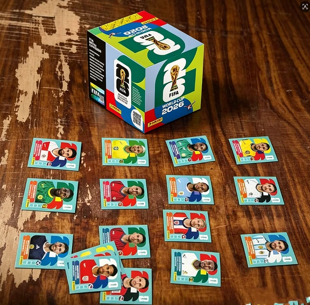 OFFICIAL PANINI FIFA World Cup 2026 Sticker Box 50 Packs Collection Set ...