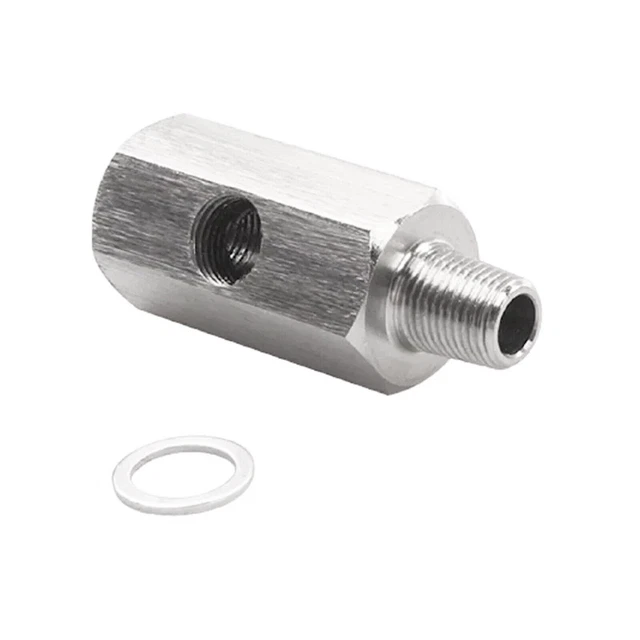 HOT METRIC ADAPTER Oil Pressure 1/8'' NPT 1/8" BSPT& M10 Oil Pressure ...