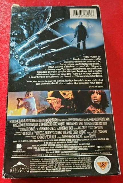 *VHS FRENCH HORROR Movie Freddy vs. Jason - Robert Englund, Monica ...
