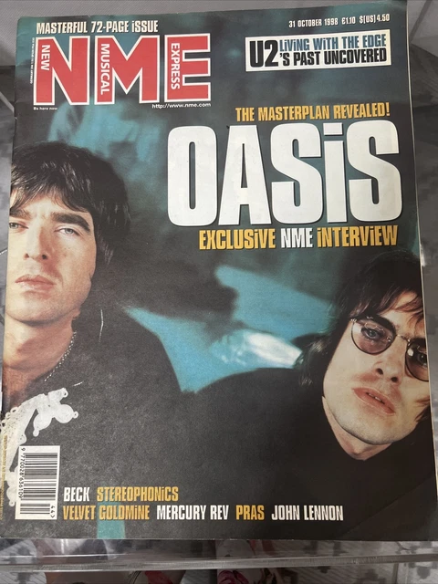 OASIS COVER EXCLUSIVE Interview 31 Oct 1998 NME Stereophonics John ...