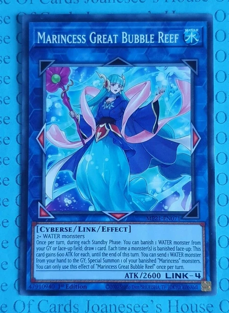 MARINCESS GREAT BUBBLE Reef MP21-EN071 Common Yu-Gi-Oh Card 1st Edition ...