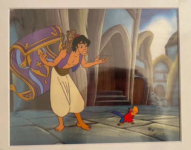 ALADDIN 1992 JAFAR WALT DISNEY ORIGINAL PRODUCTION STORYBOARD cel ...