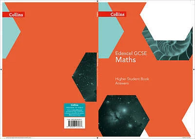 GCSE MATHS EDEXCEL Higher Student Book Answer Booklet (Collins GCSE ...