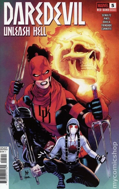 DAREDEVIL UNLEASH HELL Red Band #5A VF 2025 Stock Image £3.11 - PicClick UK