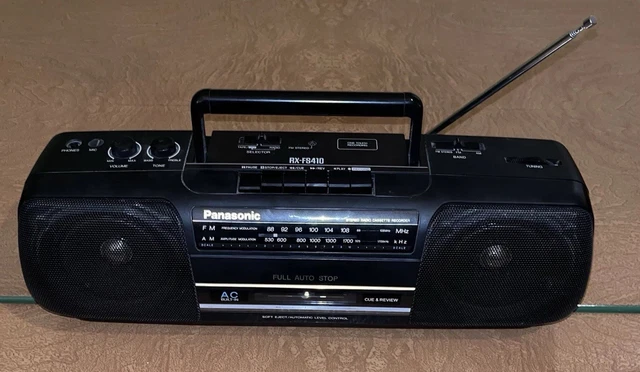 PANASONIC RX-FS410 VINTAGE 1980’s Stereo/Radio/Cassette Player/Recorder ...
