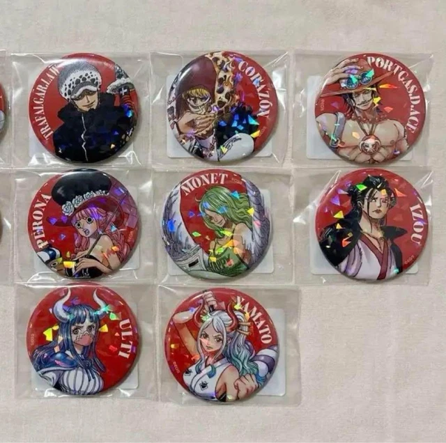 ENSEMBLE D'INSIGNES ONE Piece Perona Izo Monet Ace Corazon Yamat Urouge ...