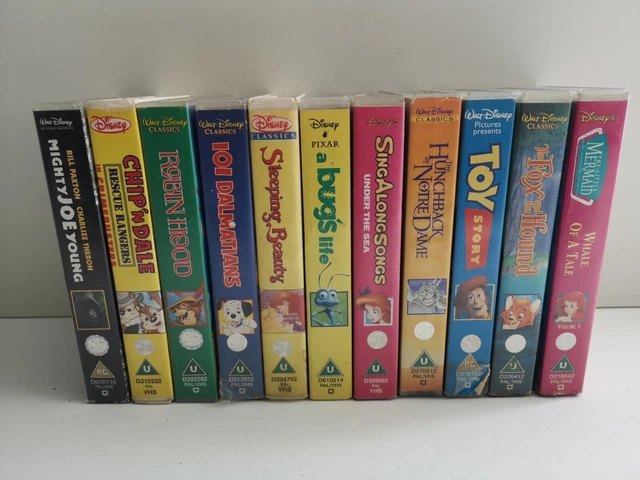 WALT DISNEY VHS Classic Bundle x 11 - Toy Story, Robin Hood, Bugs Life ...