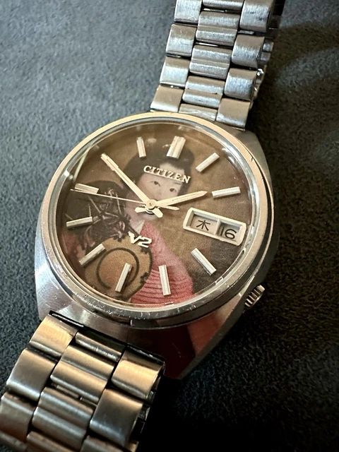 RARE VINTAGE CITIZEN Seven Star V2 Ukiyo-e Dial! JDM Automatic Watch £ ...