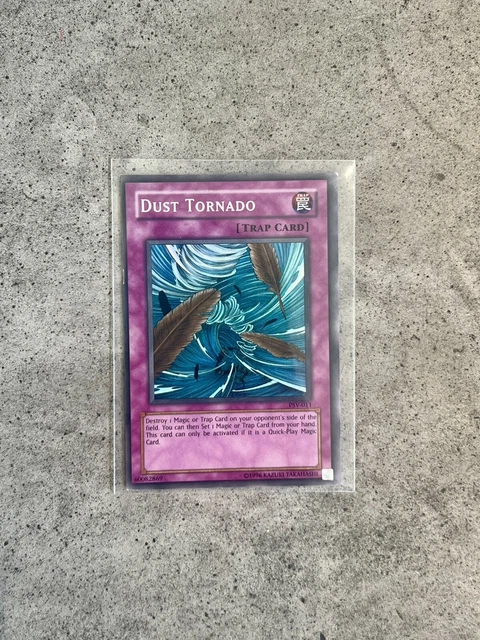 CARTE CARD YU-GI-OH Konami 1996 Edition Dust Tornado PSV-011 Très Bon ...