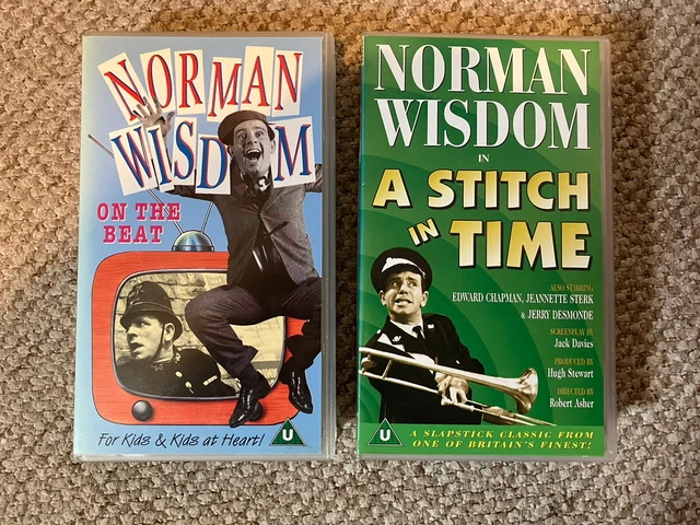 2 NORMAN WISDOM Vhs Video 'S On The Beat & A Stitch In Time EUR 3,49 ...