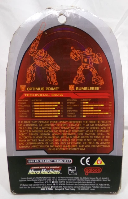 TRANSFORMERS TITANIUM SERIES Optimus Prime y Bumblebee TRU Exclusivo 2 ...