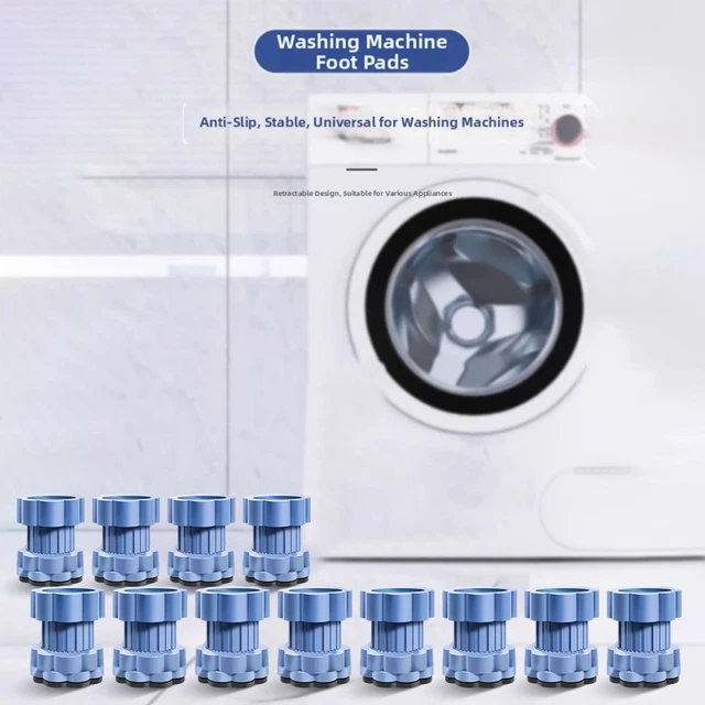 ANTI SLIP MAT Washing Machine Feet Shock Absorbing Tool-free ...