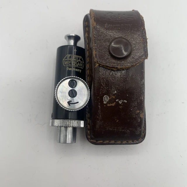 VINTAGE E.LEITZ WETZLAR LEICA Self Timer w/Original Leather Case See ...