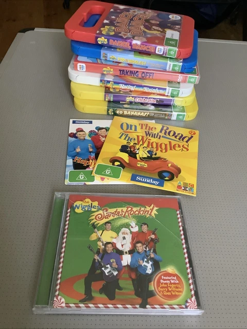 8 X WIGGLES Dvd 1 X Santas Rockin Cd 2 X Abc For Kids Wiggles Herald ...
