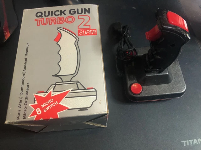 JOYSTICK QUICK GUN turbo 2 super - Atari - Amstrad - commodore - Amiga ...