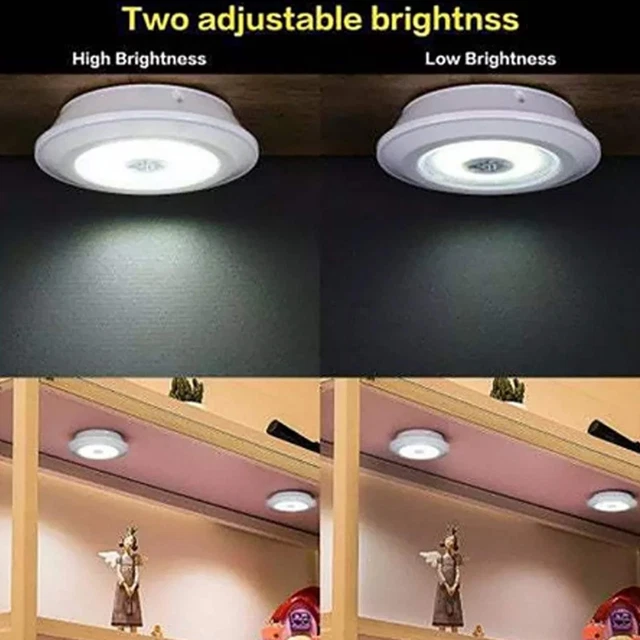 3PCS COB NIGHT Light Remote Control Timing Dimming Night Lamp Bedroom ...