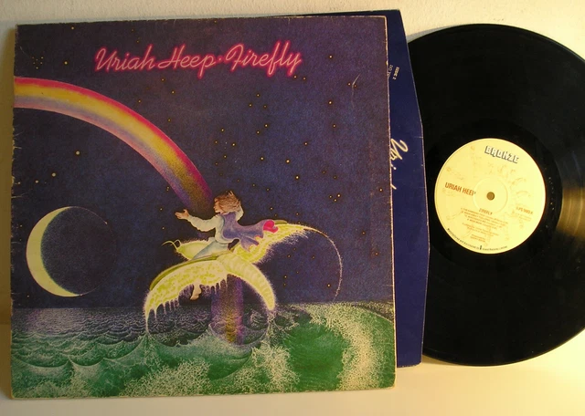URIAH HEEP FIREFLY LP UK complete insert gatefold cover 1977 EUR 60,00 ...