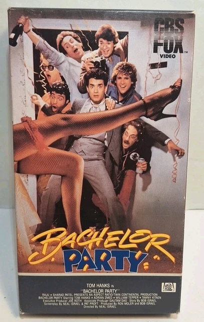 BACHELOR PARTY (VHS) CBS FOX VIDEO Tom Hanks £8.22 - PicClick UK